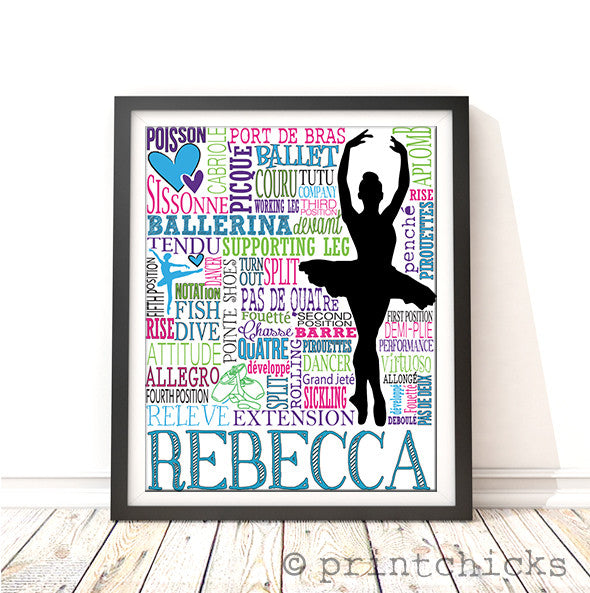 Irish Dance Typography Print - PrintChicks | PrintChicks